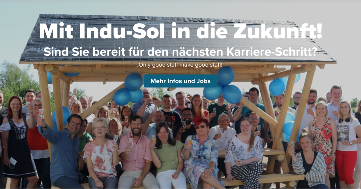 Ihre Karriere bei Indu-Sol › Indu-Sol GmbH